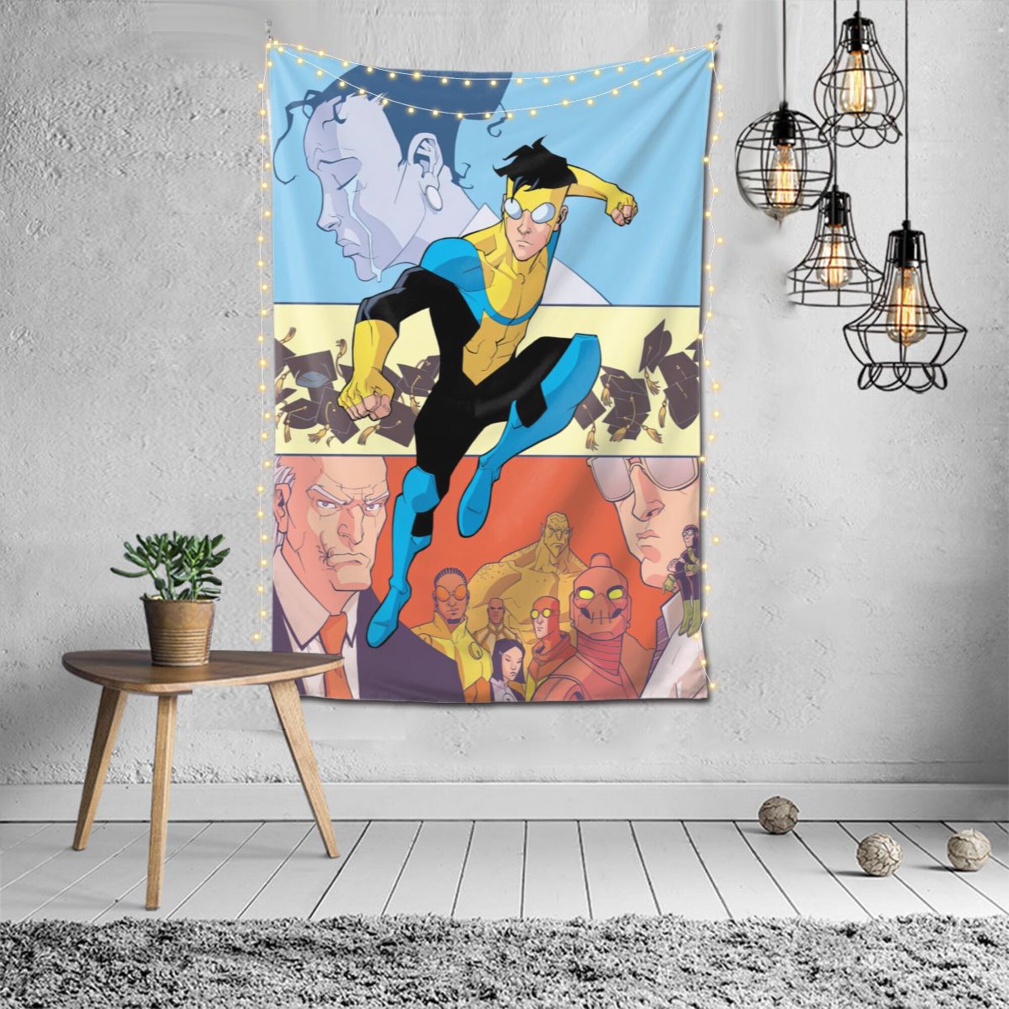 Invincible Tapestry Aesthetic Cute Room Decor Tapestry Birthday ...
