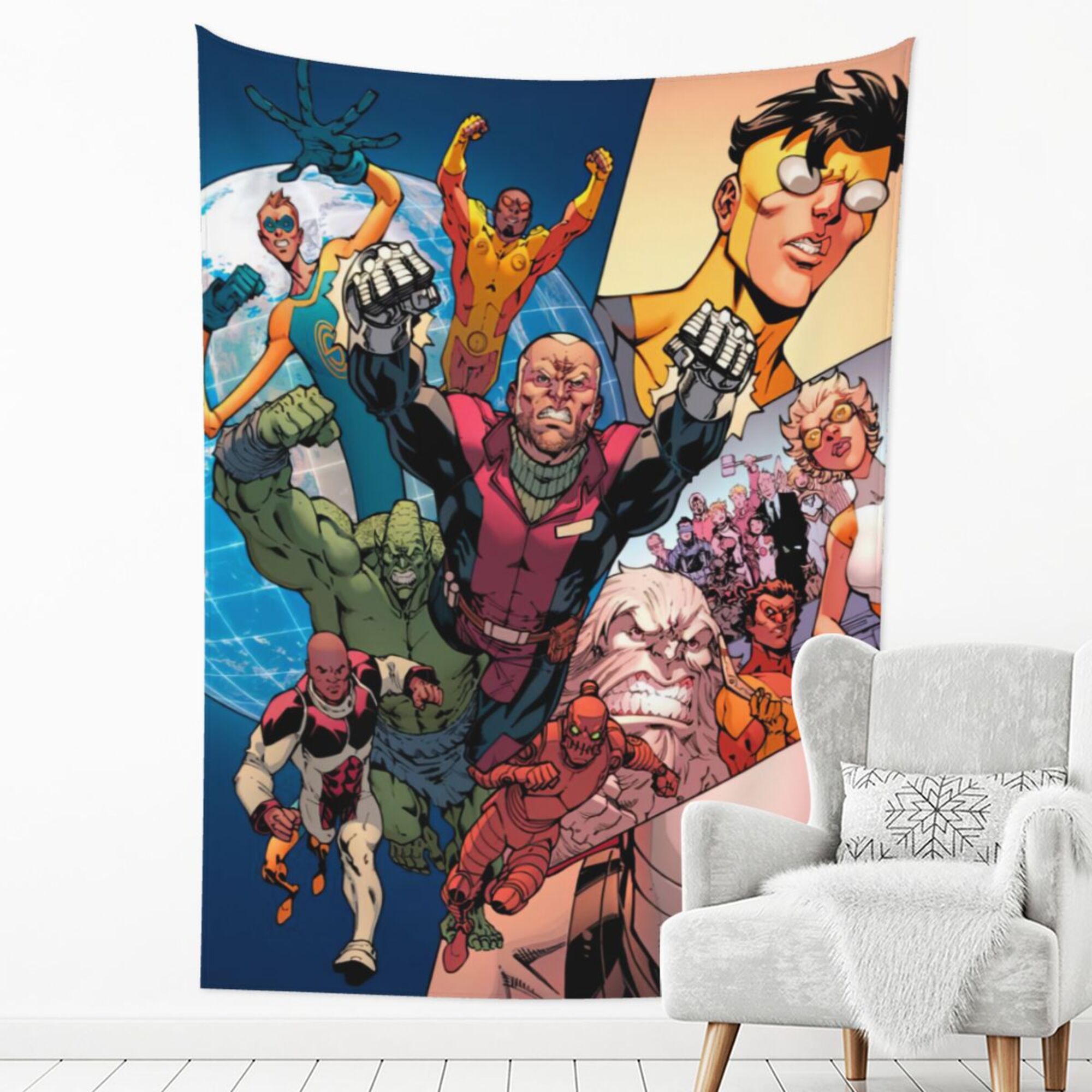 Invincible Tapestry Aesthetic Cute Room Decor Tapestry Birthday ...