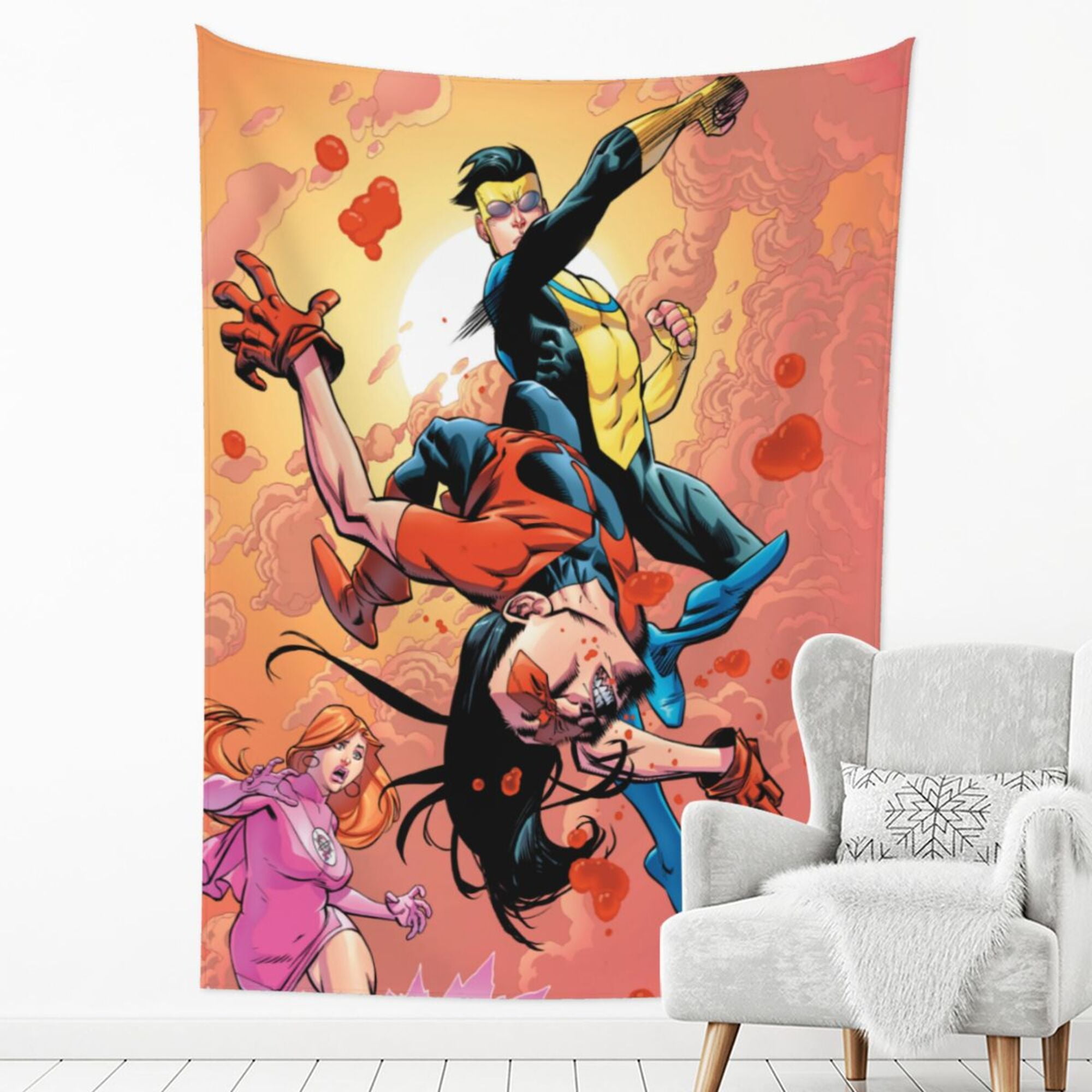 Invincible Tapestry Aesthetic Cute Room Decor Tapestry Birthday ...