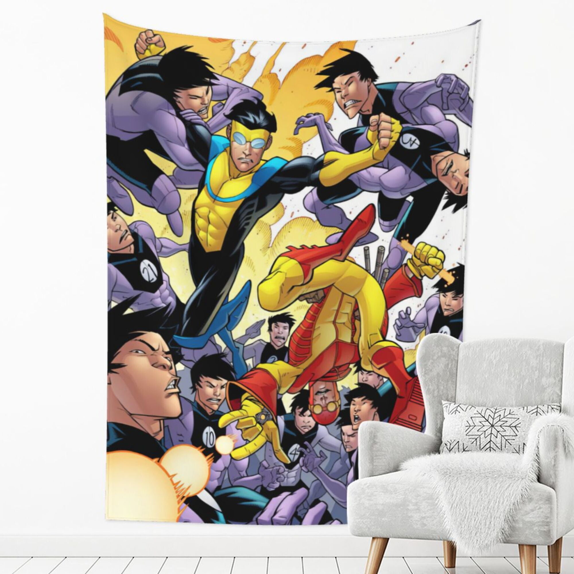 Invincible Tapestry Aesthetic Cute Room Decor Tapestry Birthday ...