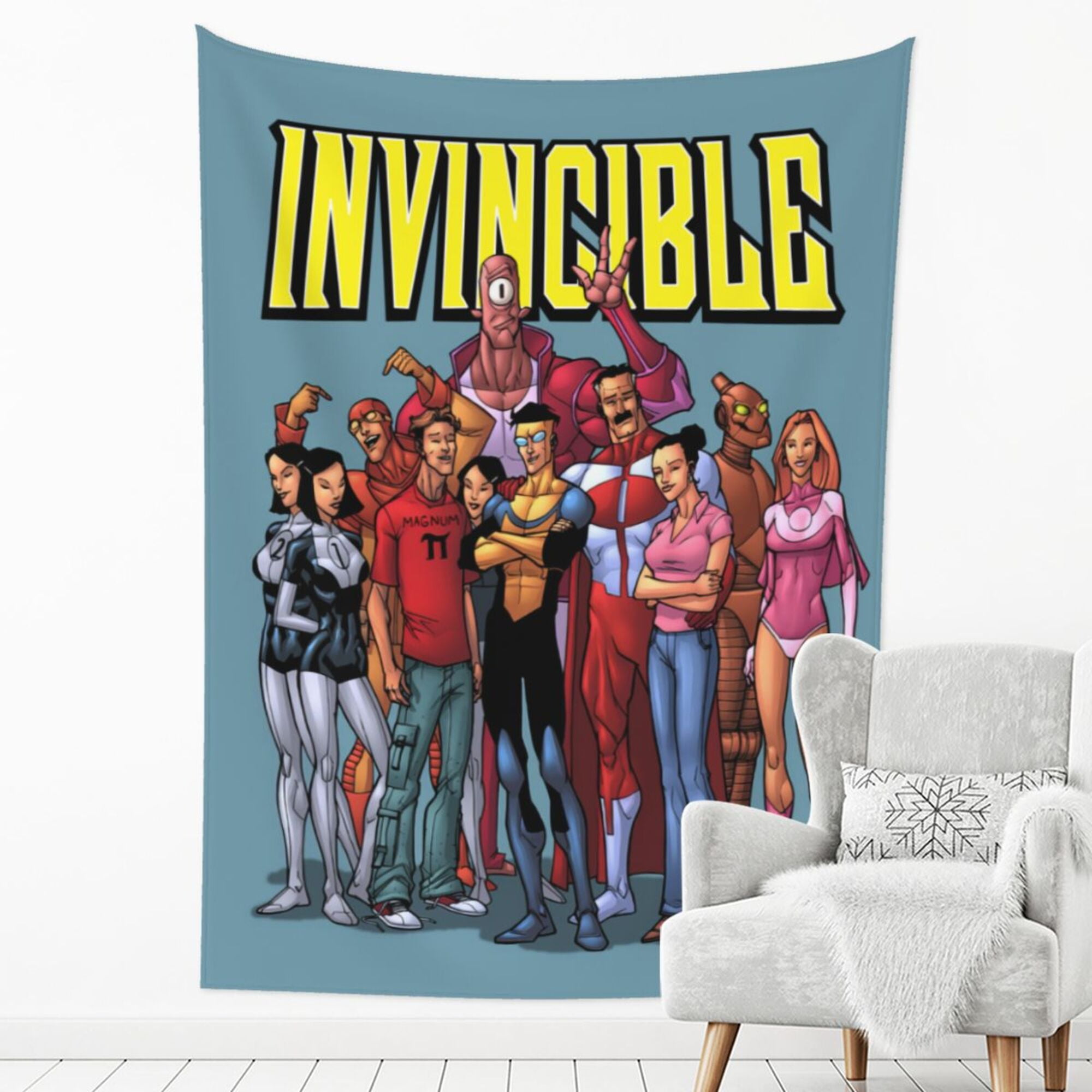 Invincible Tapestry Aesthetic Cute Room Decor Tapestry Birthday ...