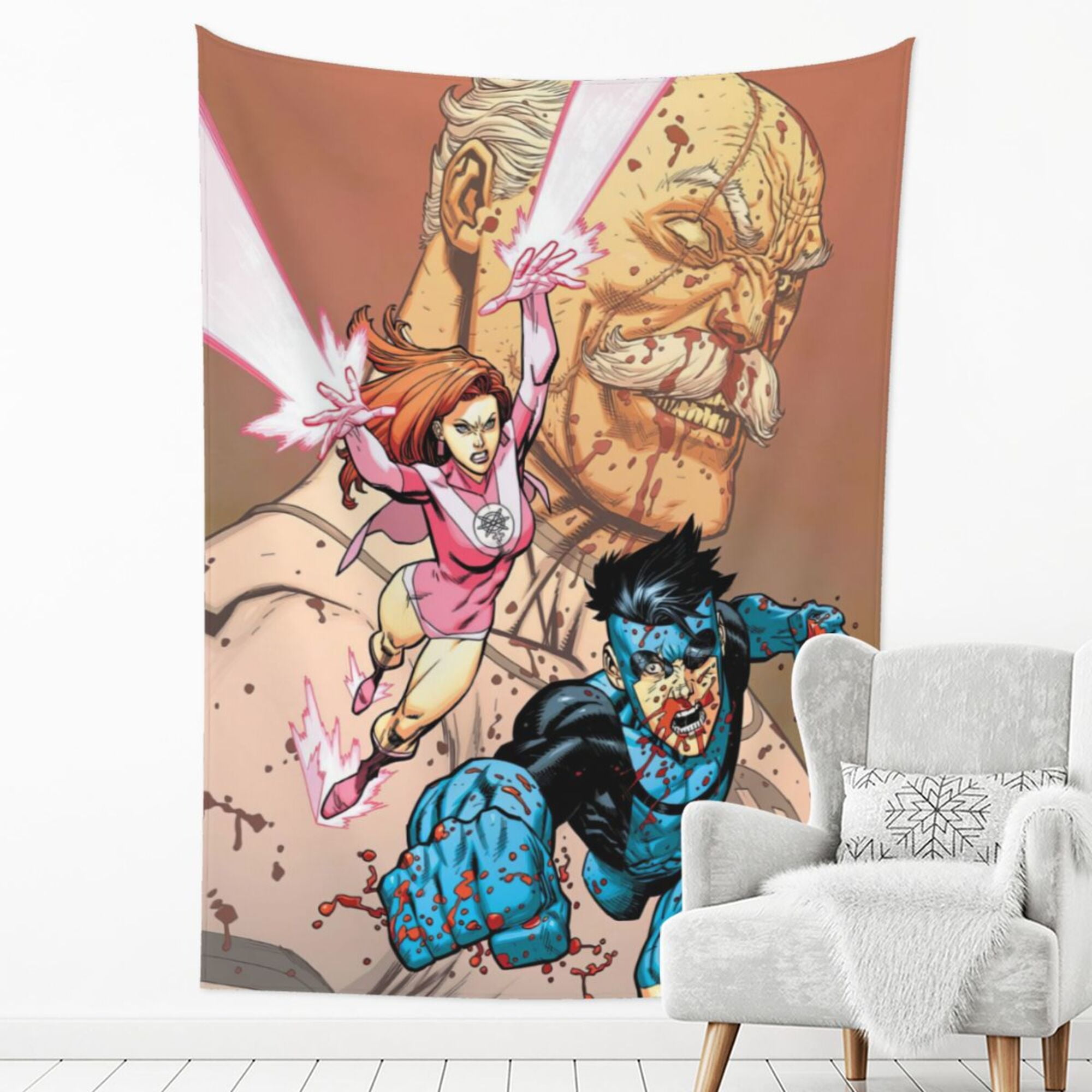 Invincible Tapestry Aesthetic Cute Room Decor Tapestry Birthday ...