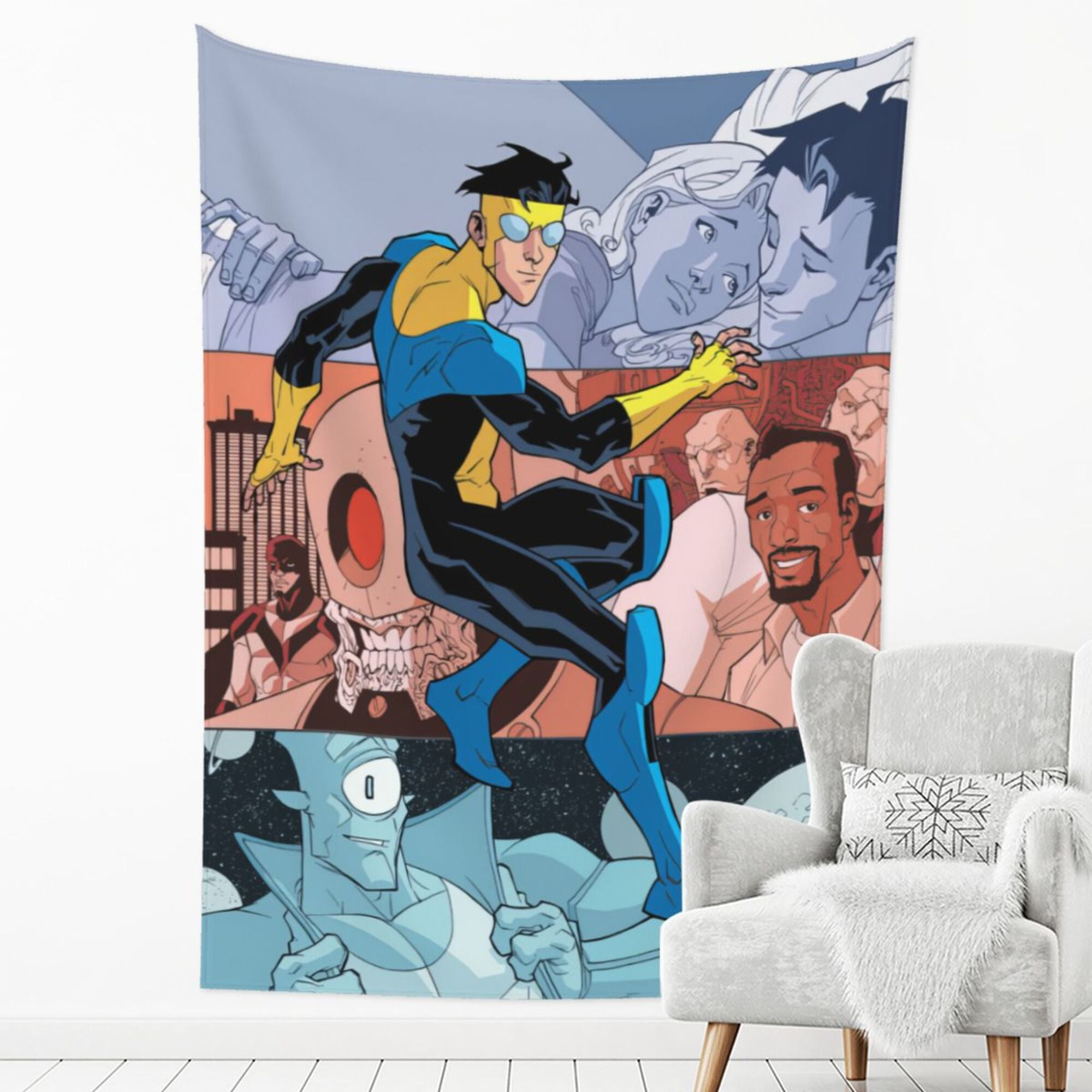 Invincible Tapestry Aesthetic Cute Room Decor Tapestry Birthday ...