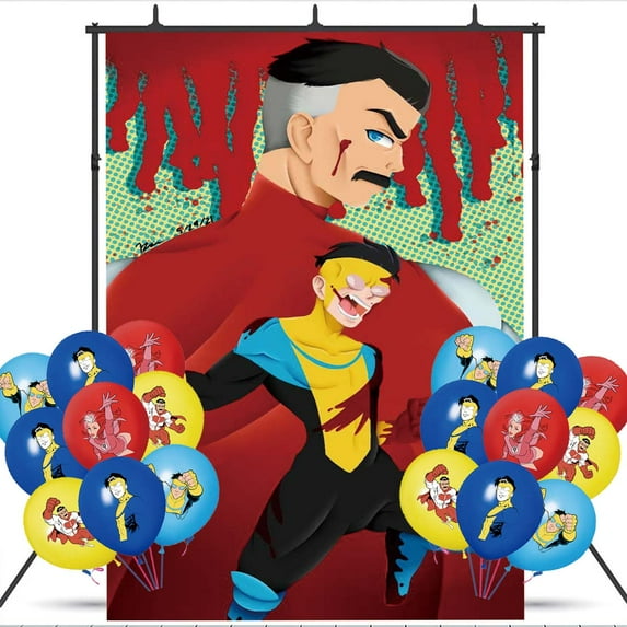 Invincible Taspestry Poster Banner Backdrop Background Birthday ...