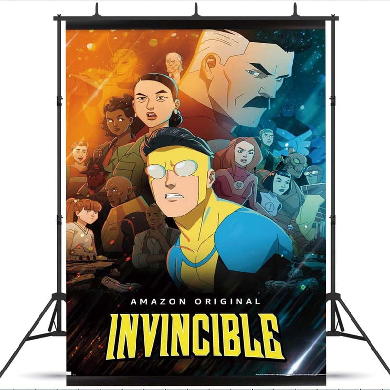 Invincible Taspestry Poster Banner Backdrop Background Wall Decor Party ...