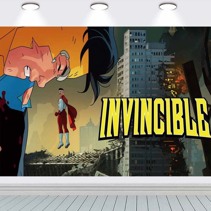 Invincible Taspestry Wall Decor Birthday Banner Backdrop Background ...