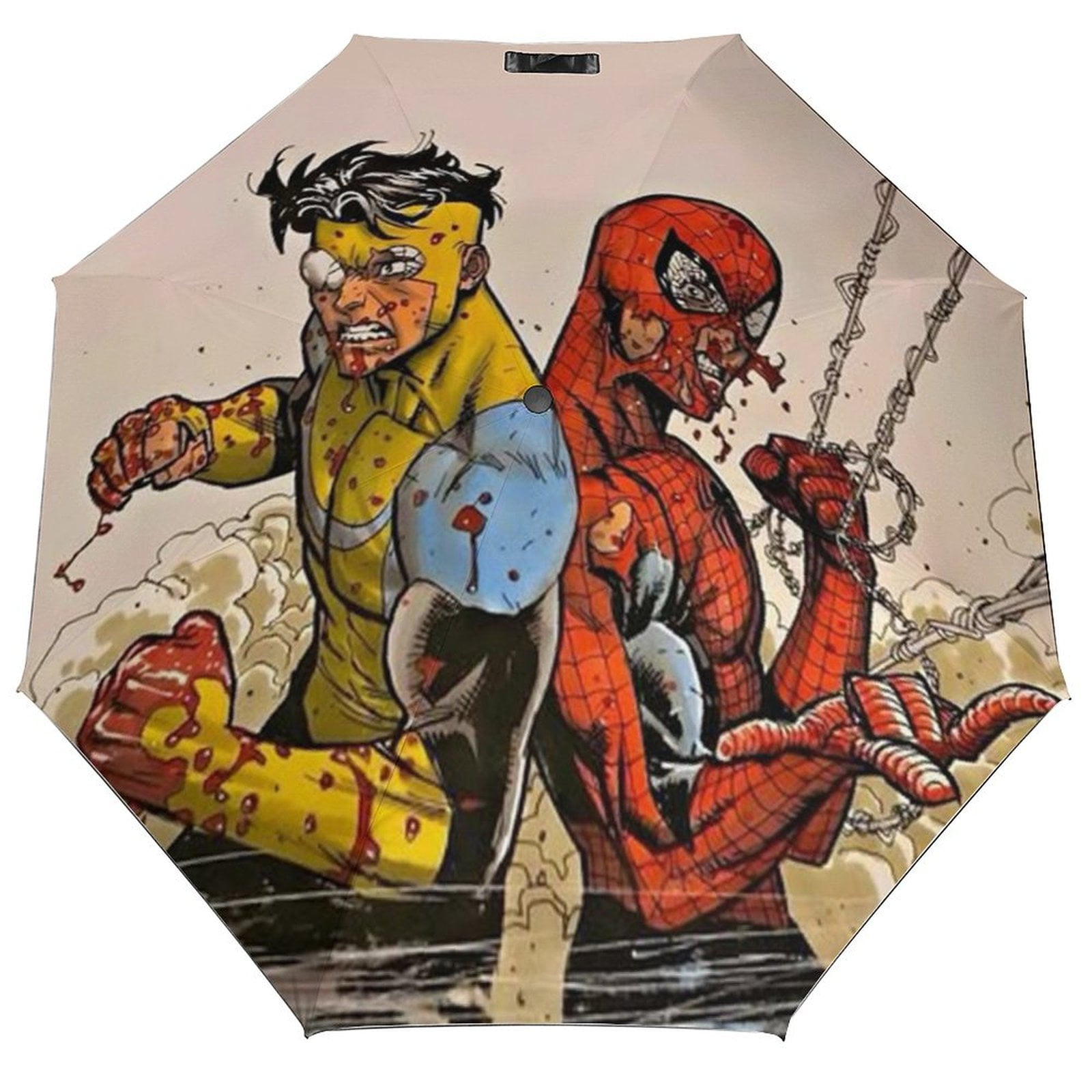 Invincible Travel Automatic Folding Rain Umbrellas with Cover Bag ...