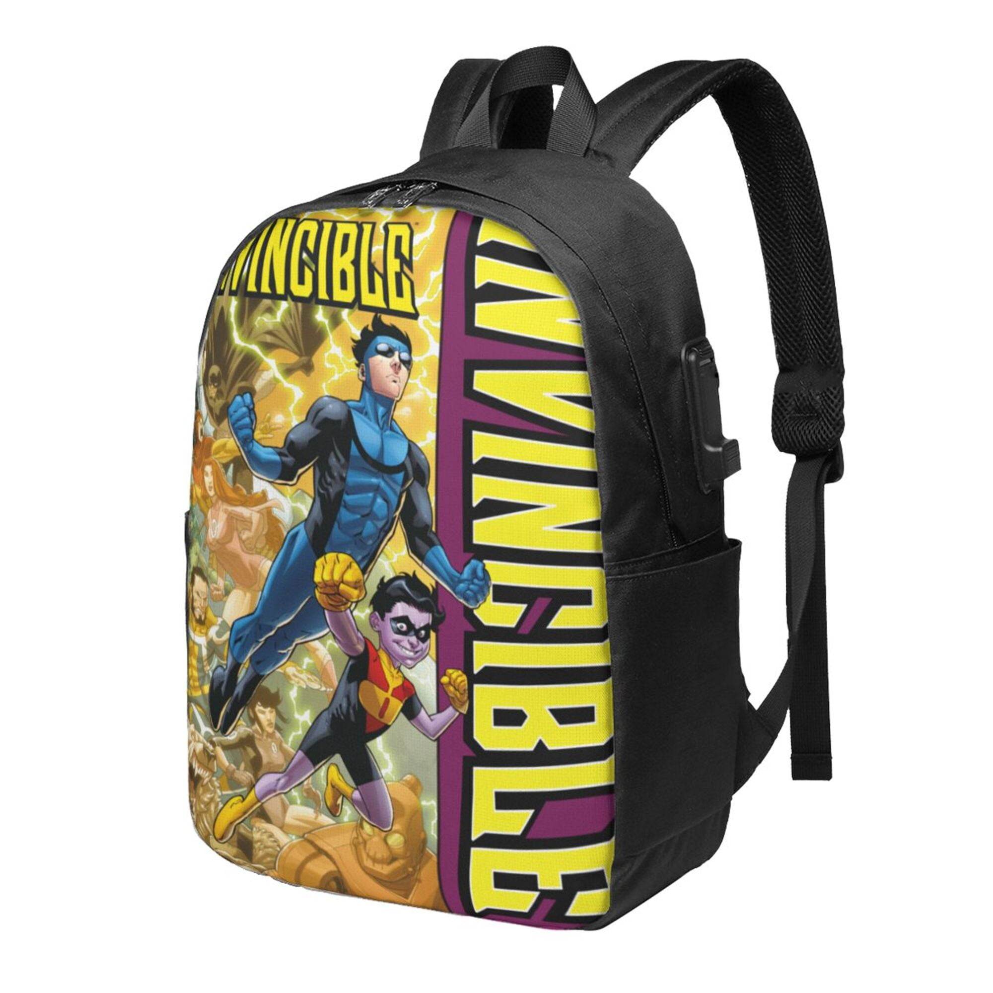 Invincible Travel Laptop Backpack 17 Inch Backpack with USB Charger ...