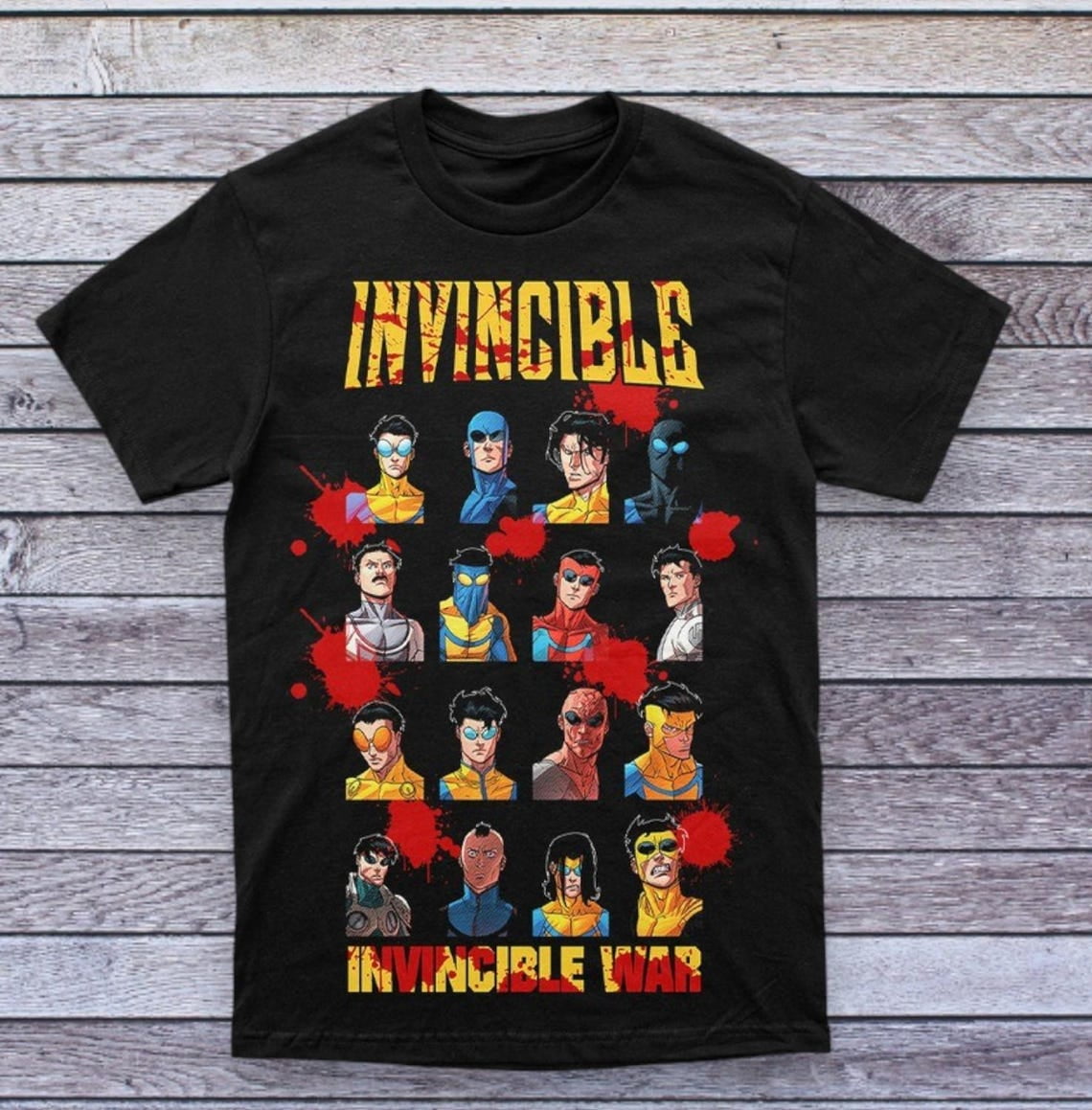Invincible Variants Graphic T-Shirt, Polera Invencible - Invincible ...