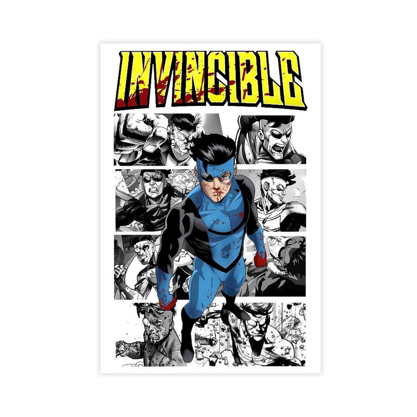 Invincible Variants Poster, Superhero Wall Art, Sci-Fi Home Decor ...