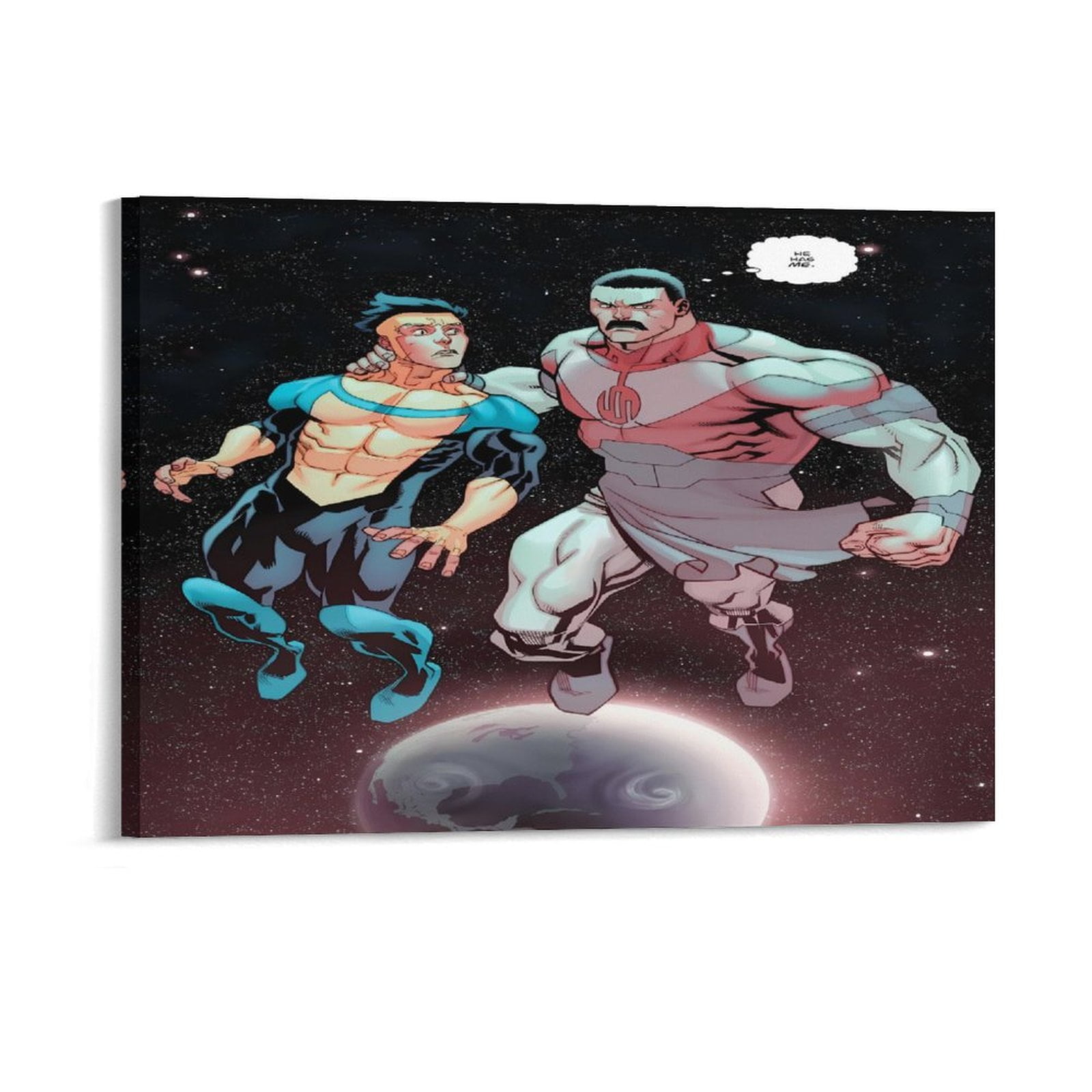 Invincible Wall Art Decoration Interior Frame Art Canvas Art Horizontal ...