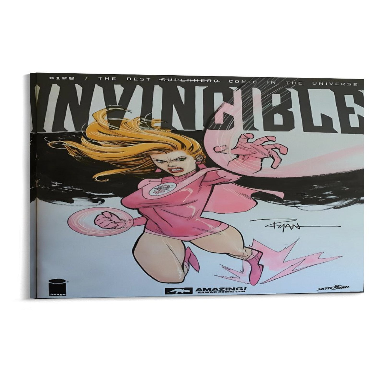 Invincible Wall Art Decoration Interior Frame Art Canvas Art Horizontal Wall Decoration Art Wall ...