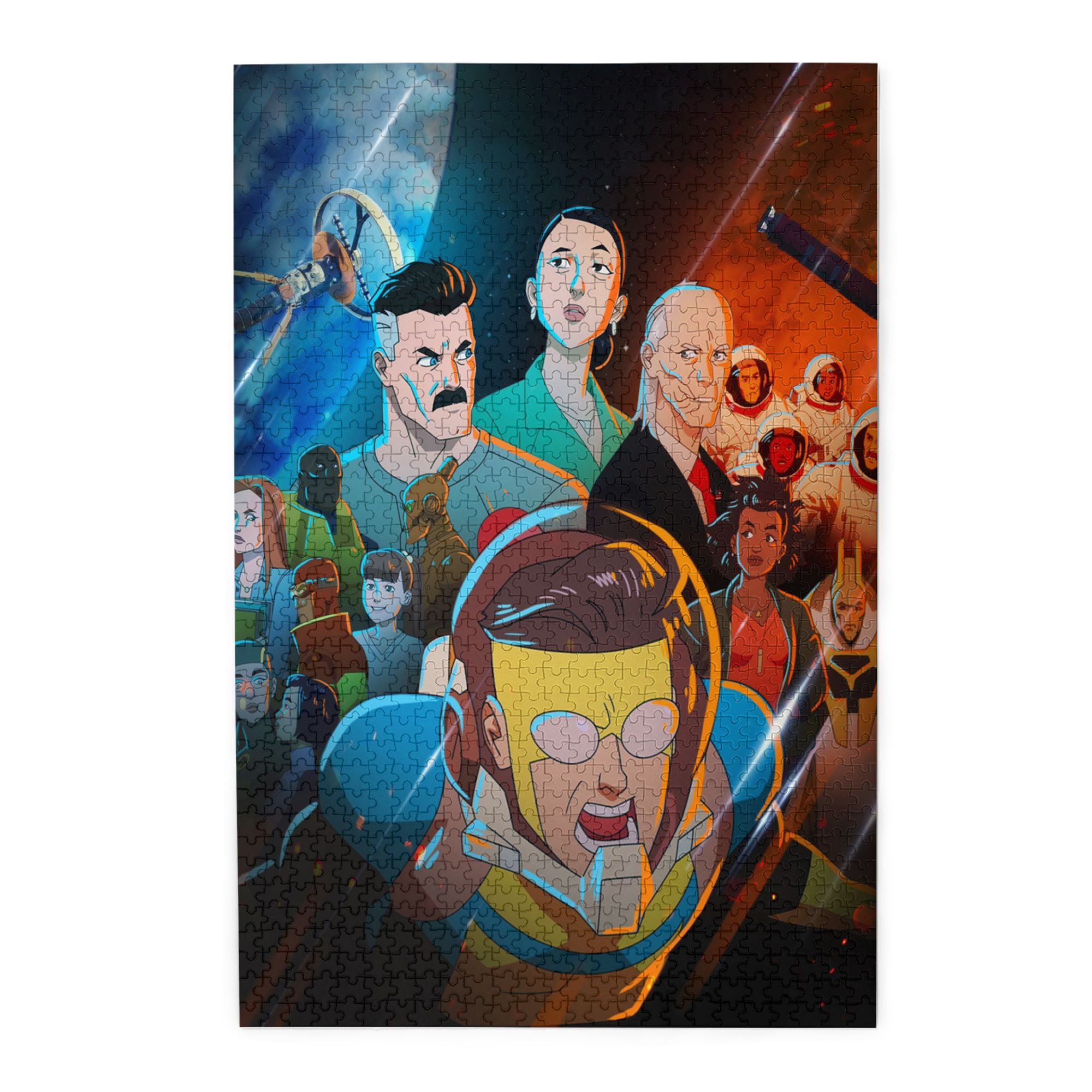 Invincible Wooden Puzzle 1000 PCS in Plastic Box, DIY Jigsaw Puzzle for ...