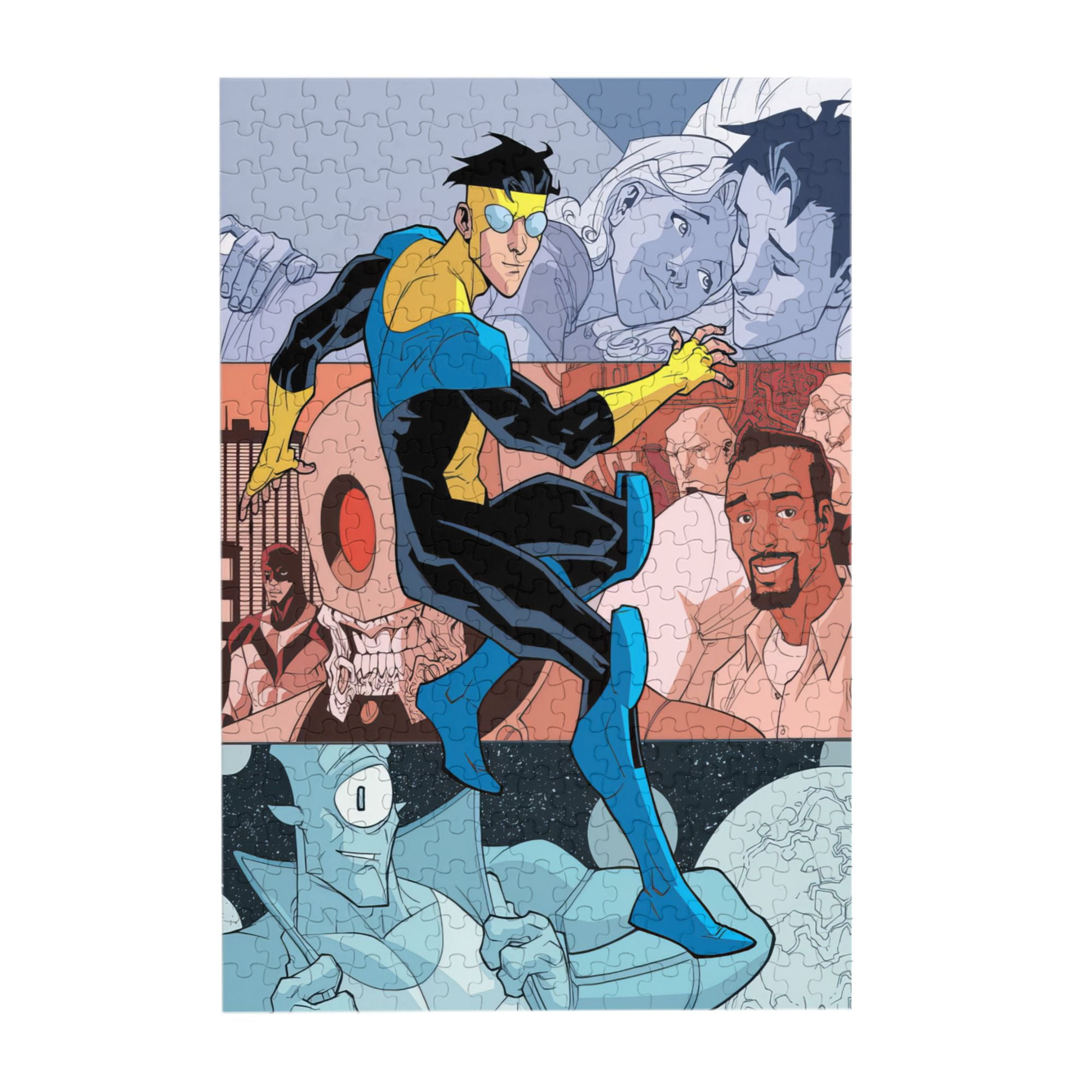 Invincible Wooden Puzzle 300 PCS in Plastic Box, DIY Jigsaw Puzzle for ...