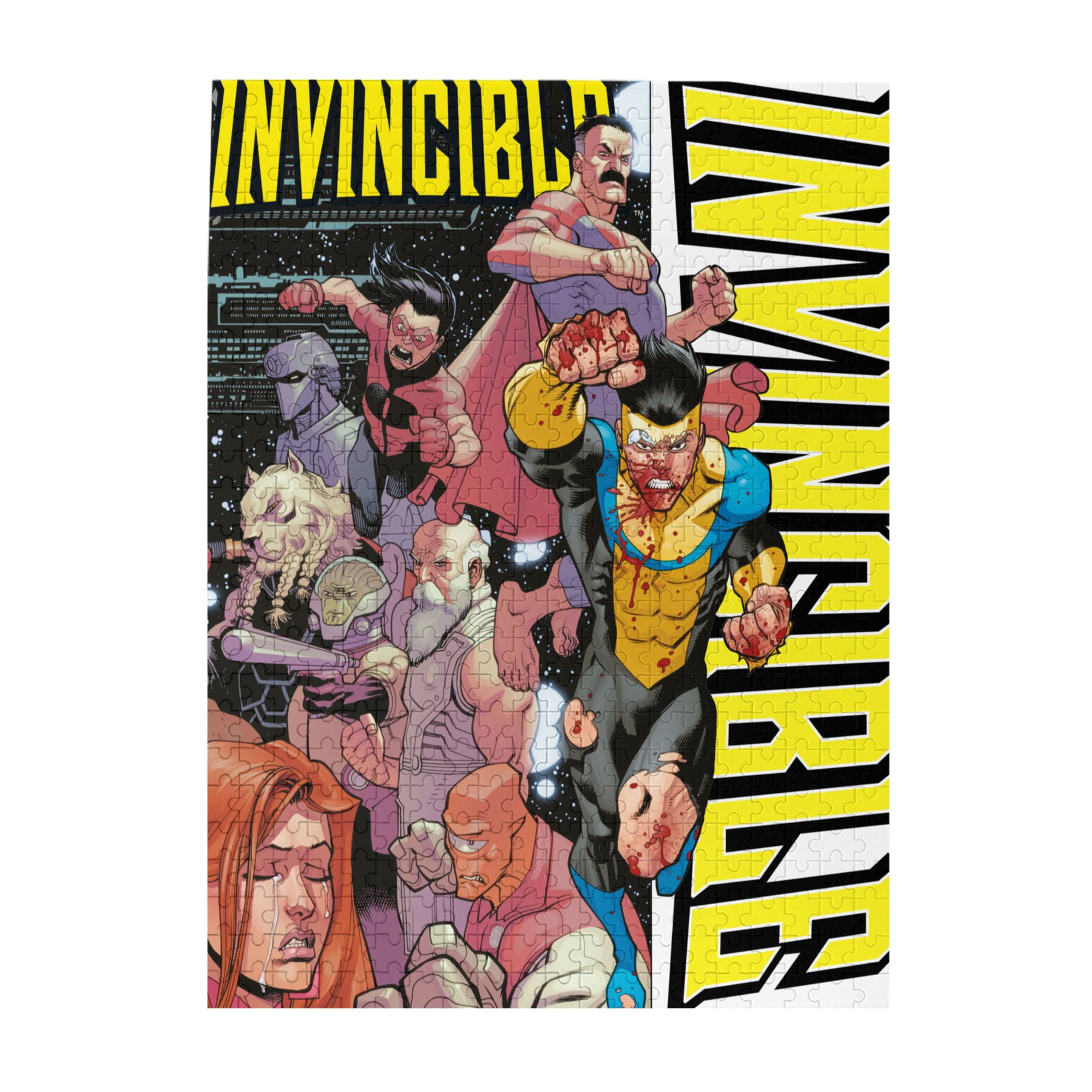 Invincible Wooden Puzzle 500 PCS in Plastic Box, DIY Jigsaw Puzzle for ...