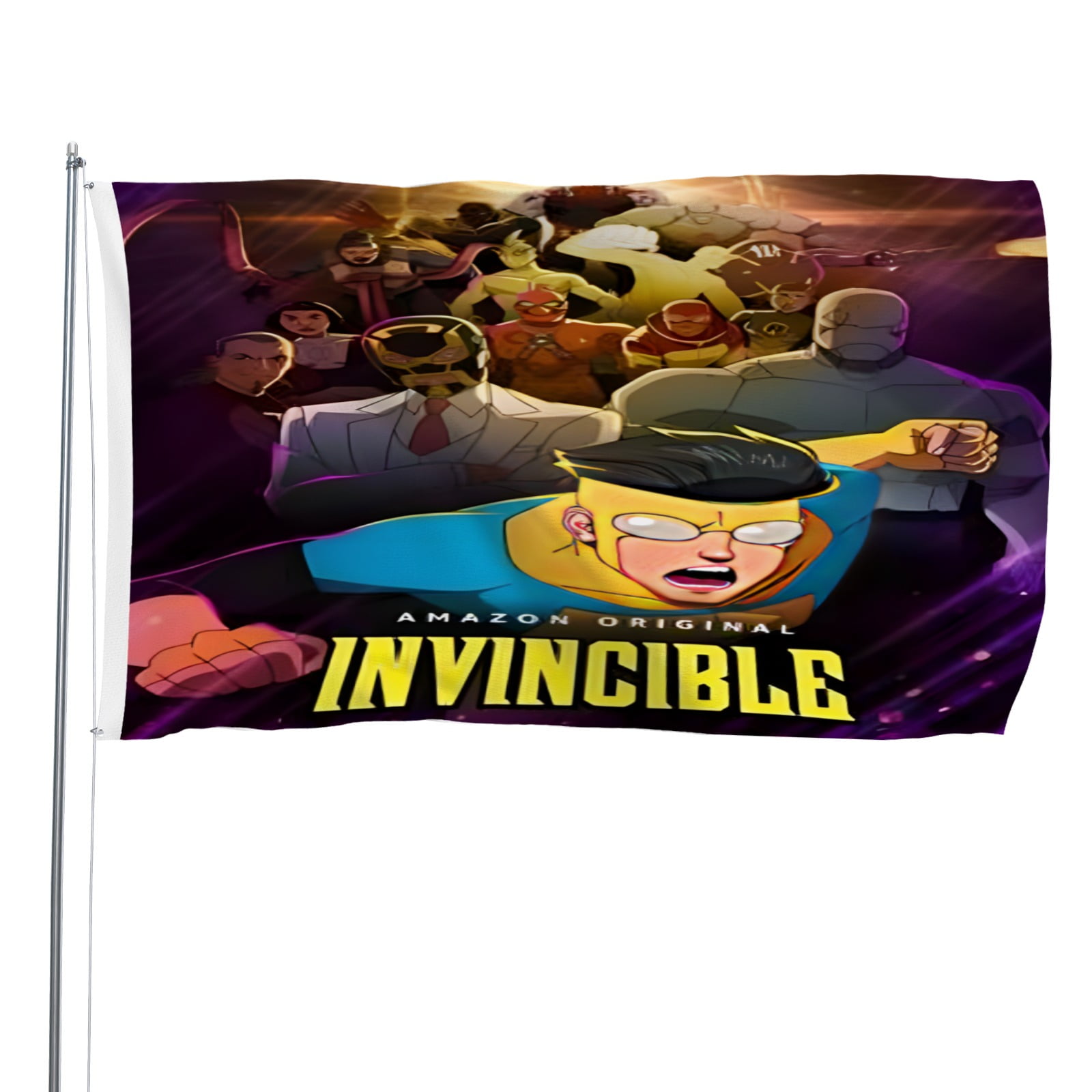 Invincible* flag perfect for outdoor decoration, can be hung indoors ...