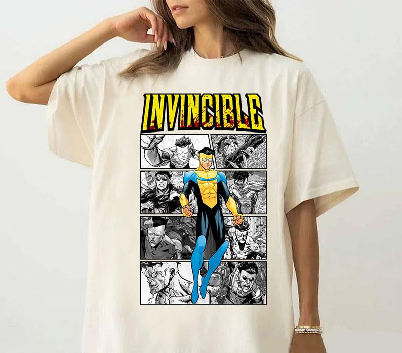 Invincible t-shirt, Shirt invincible ss3, Dark invincible Shirt for ...