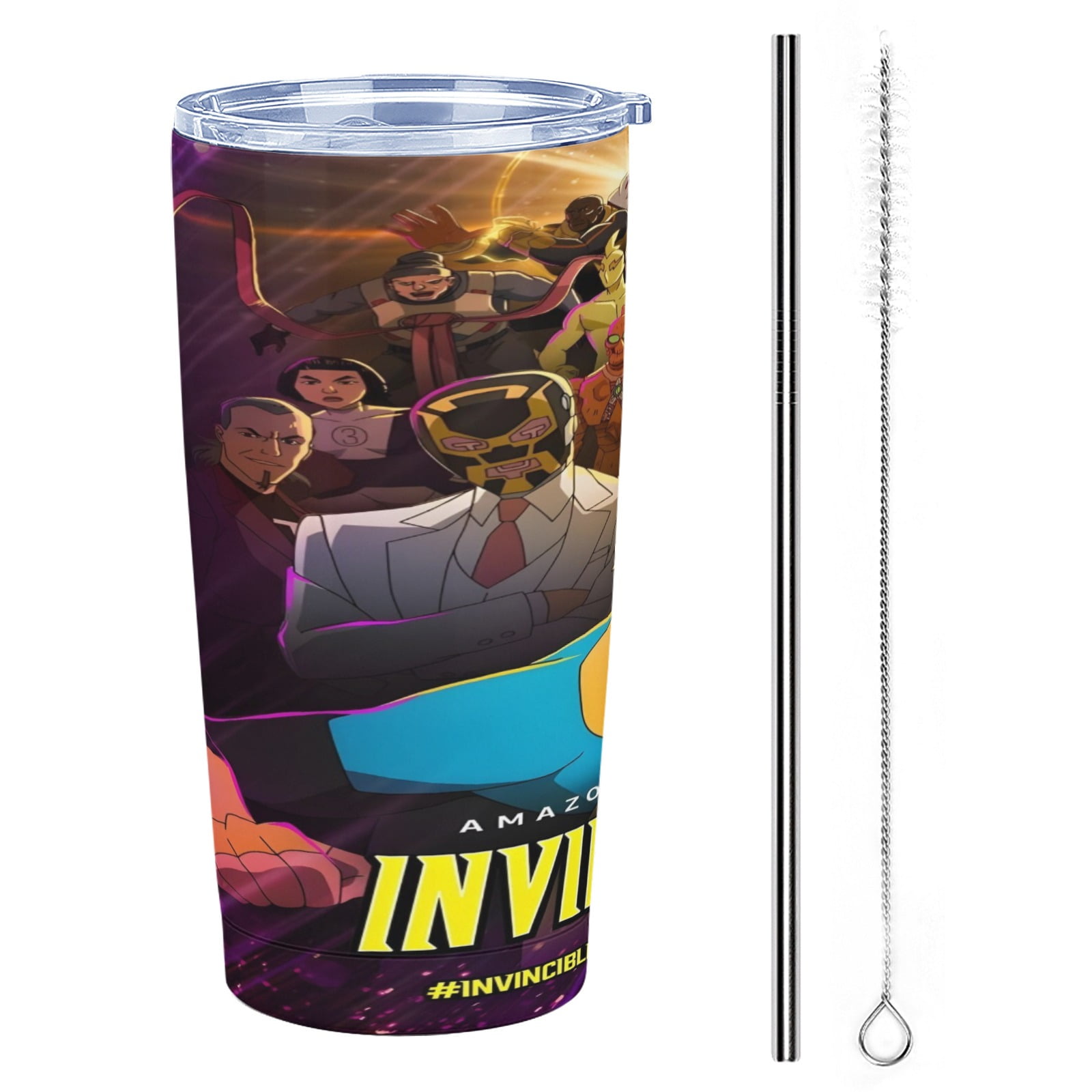 InvincibleS Personalised Travel Mug has an iconic print, is durable ...