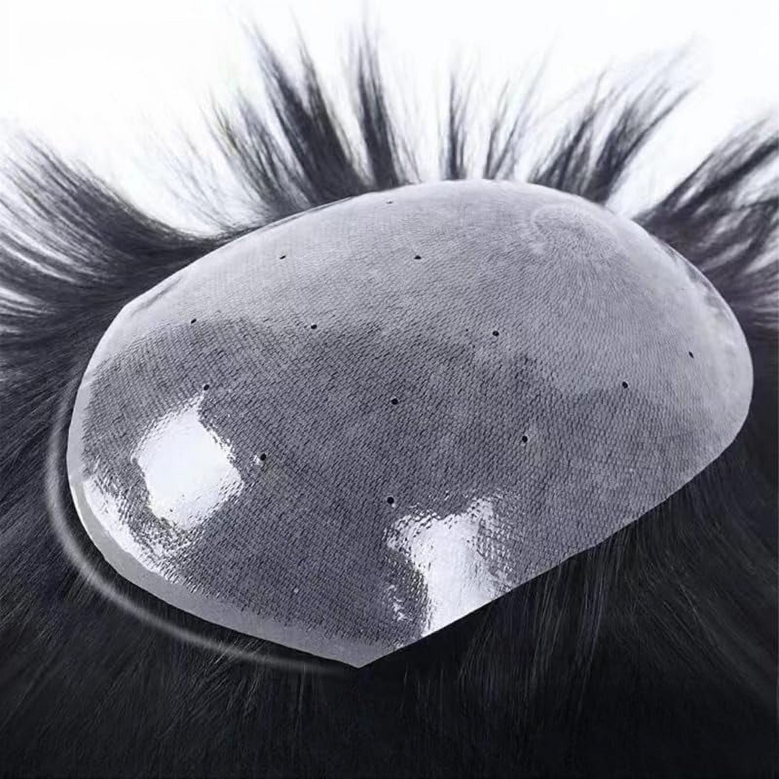 Invisible Biological Scalp Replacement Systems Thin Skin Men Toupee ...