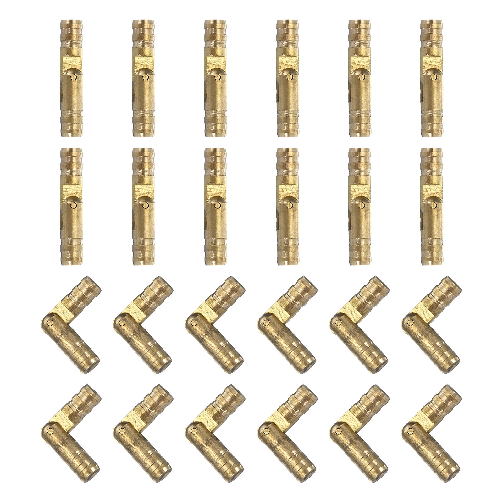 Invisible Brass Barrel Hinges, 24 Pack 4x20mm Brass Concealed Hinges ...