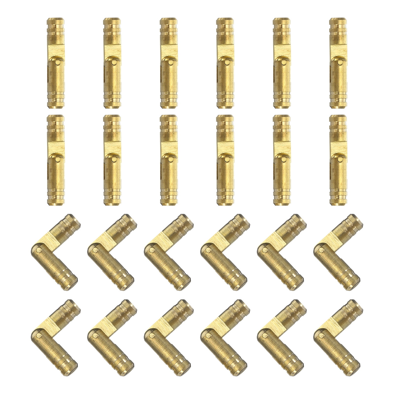 Invisible Brass Barrel Hinges, 40 Pack 5x25mm Brass Concealed Hinges ...