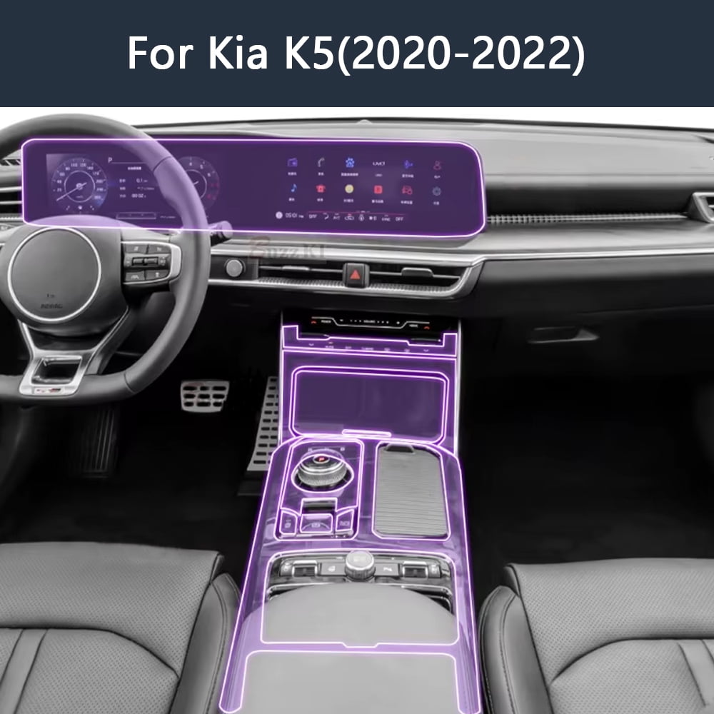 Invisible Car Interior Protection Film TPU for 2020 2021 2022 Kia K5 ...