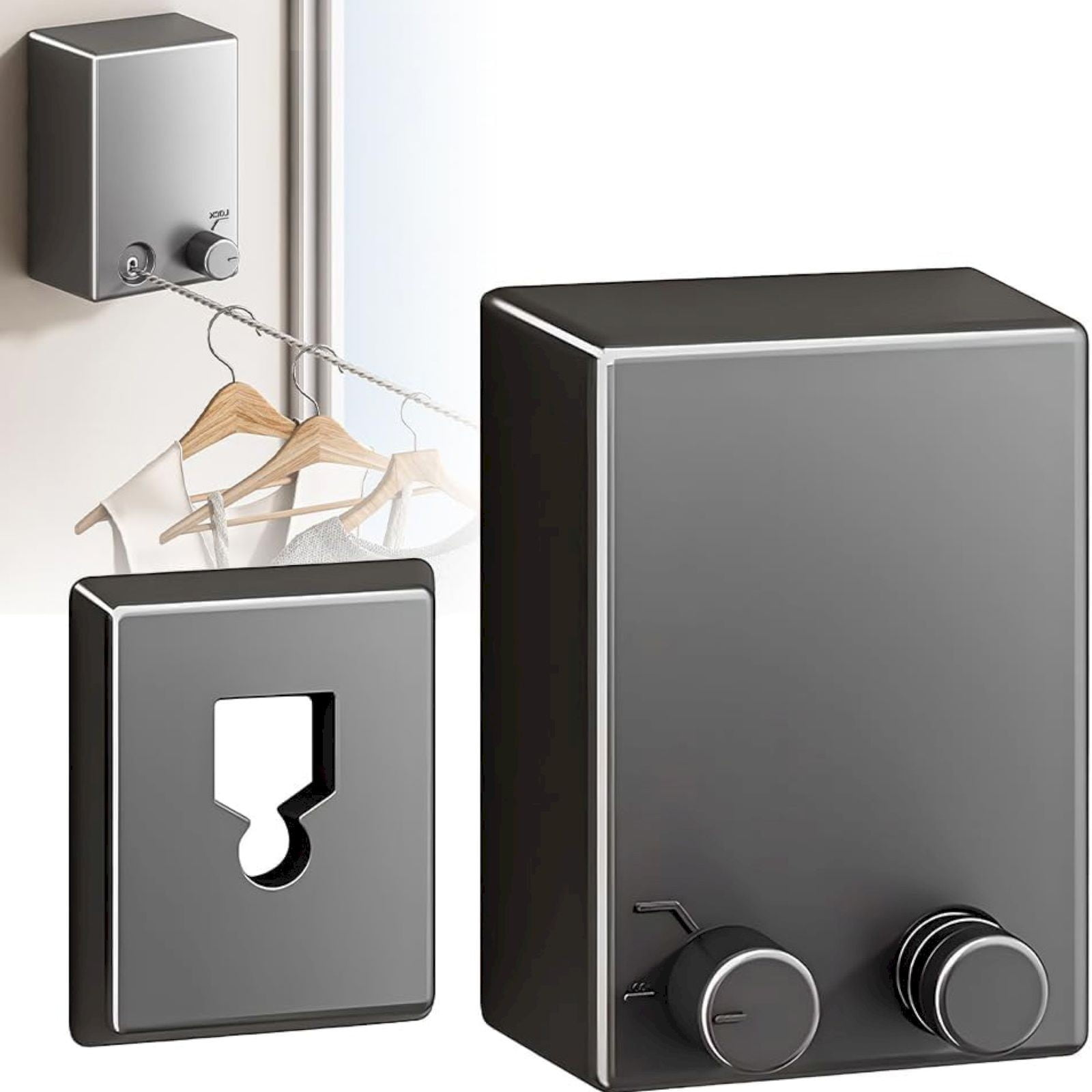 Invisible Clothesline|Stainless Retractable Clothesline Upgraded ...