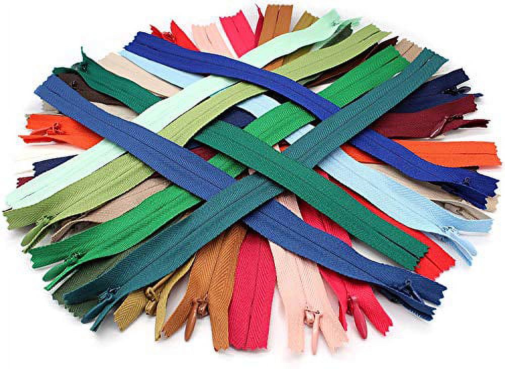 Invisible (Conceal) YKK Zipper Assortment - Mix of Hot Seasonal Colors ...