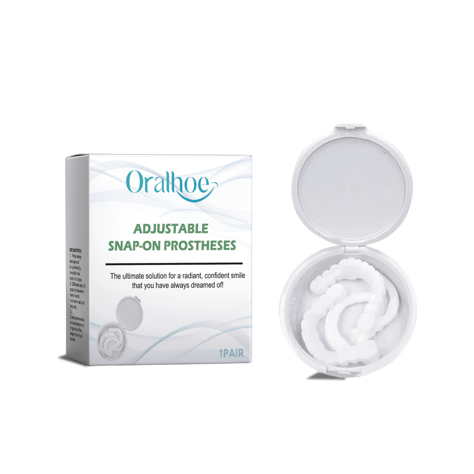 Invisible Dental Braces Adult Dentures - Natural Teeth Color - Walmart.com