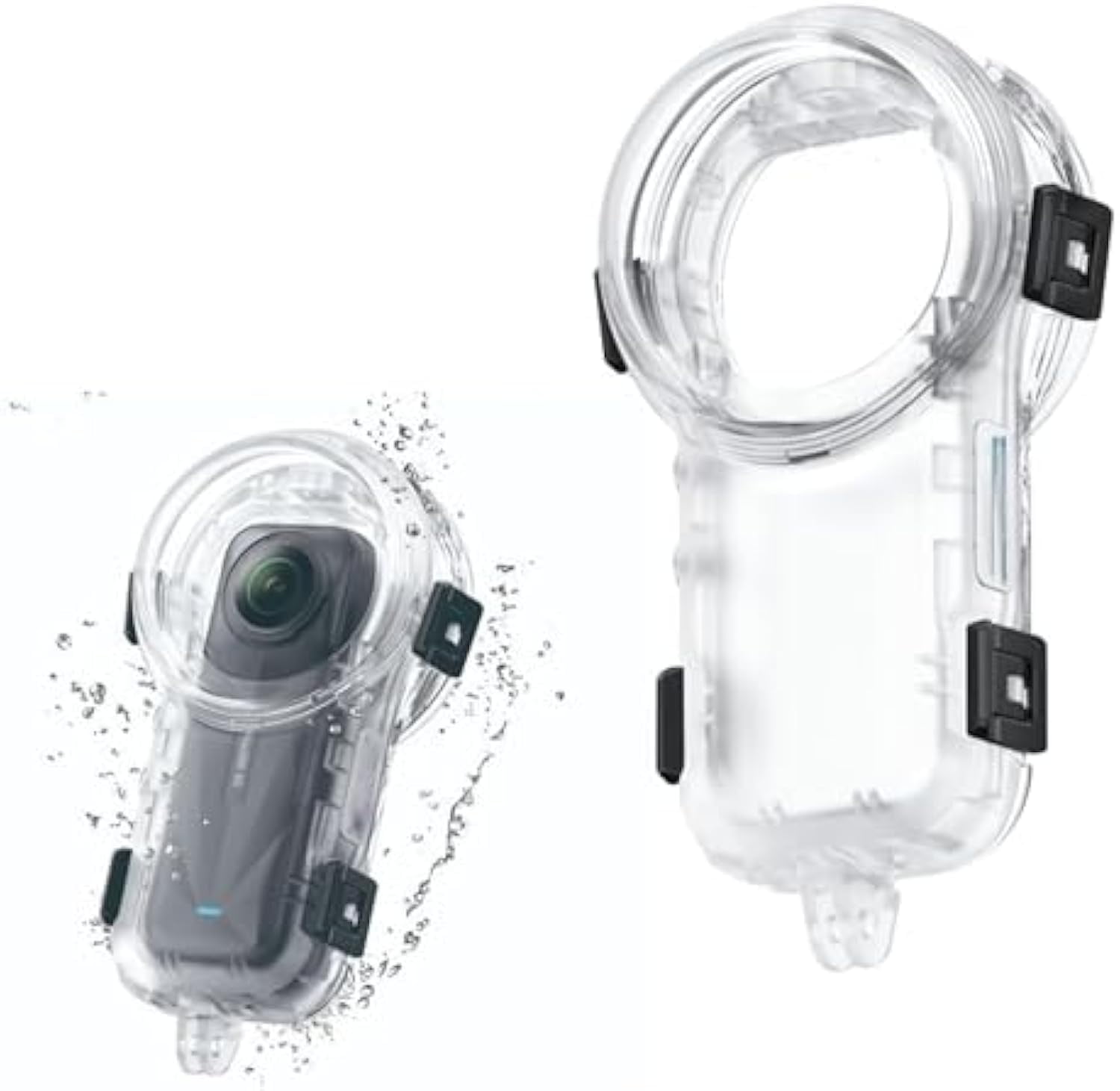 Invisible Dive Housing Case for Insta360 X5, 60m Depth Resistant to ...