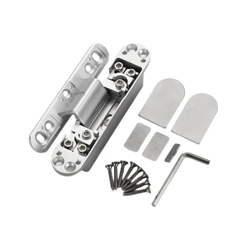 Invisible Door Hinges Adjustable Concealed Hinges Replacement Aluminum ...