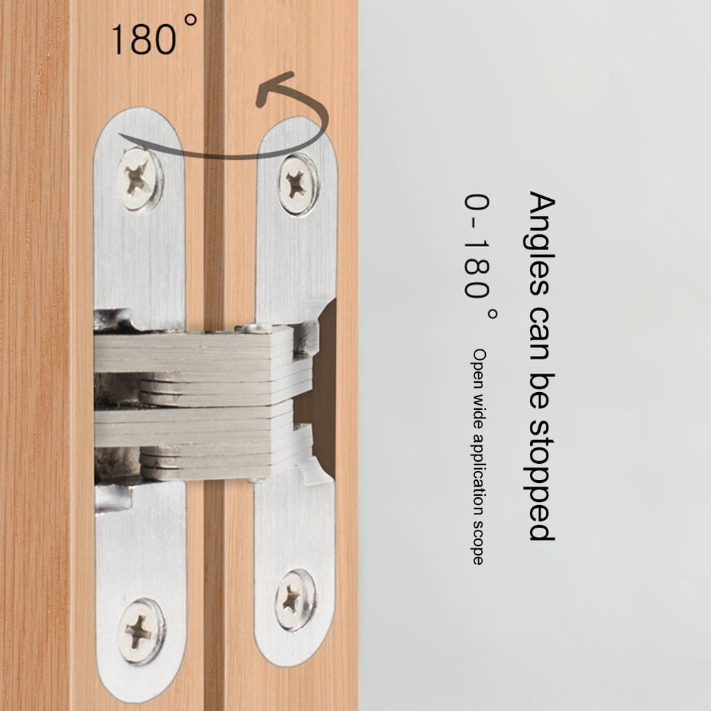 Invisible Door Hinges Concealed Barrel Cross Hinge Bearing Wooden Box For Folding Door Window ...