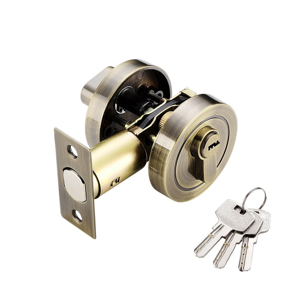 Invisible Door Lock Double-Sided Rotary Switch with Keys, Home Office ...