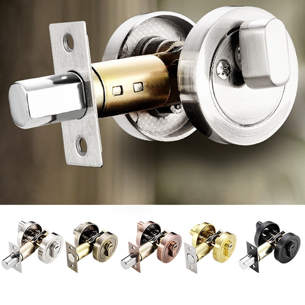Invisible Door Lock Double-sided Rotary Switch With Keys Home Office ...