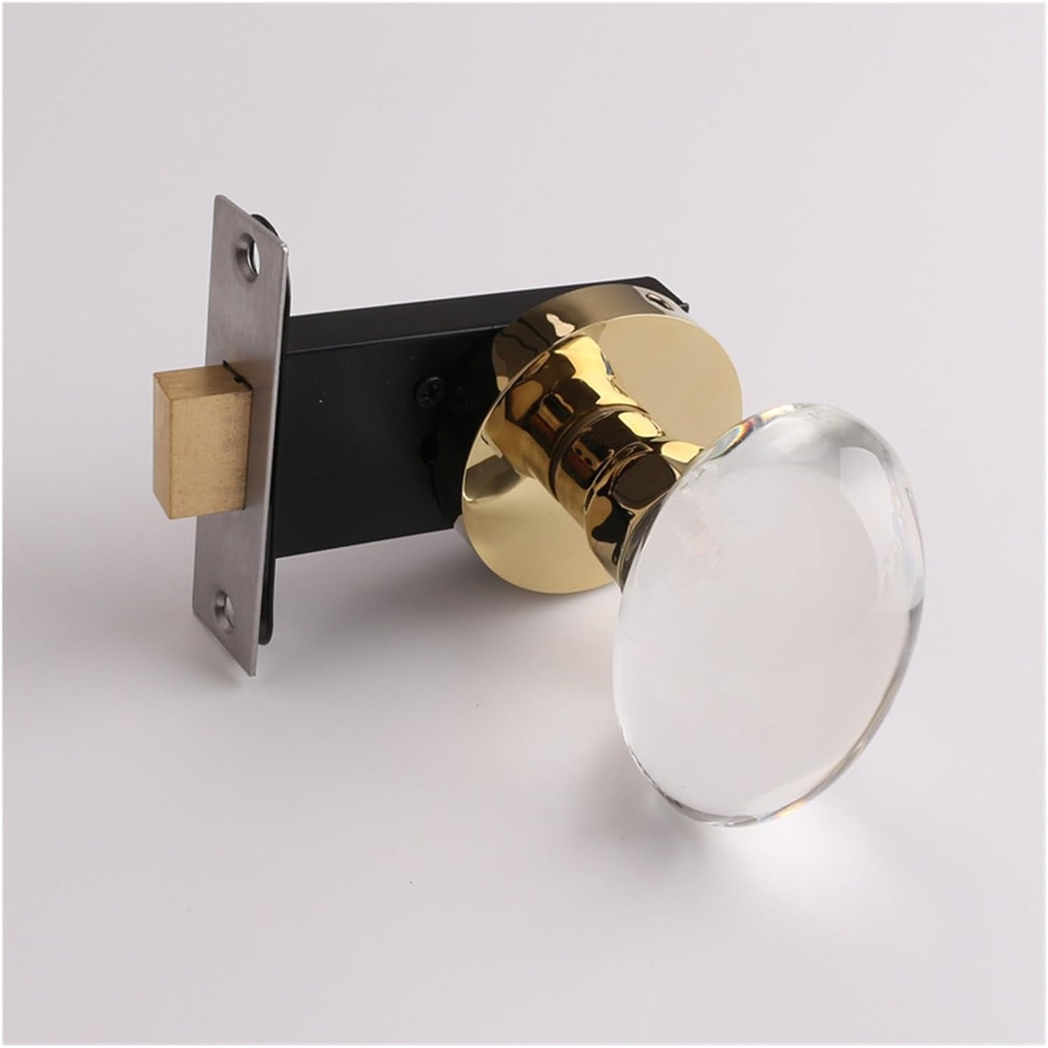 Invisible Door Lock Single-Sided Lock Golden Light Luxury Indoor ...