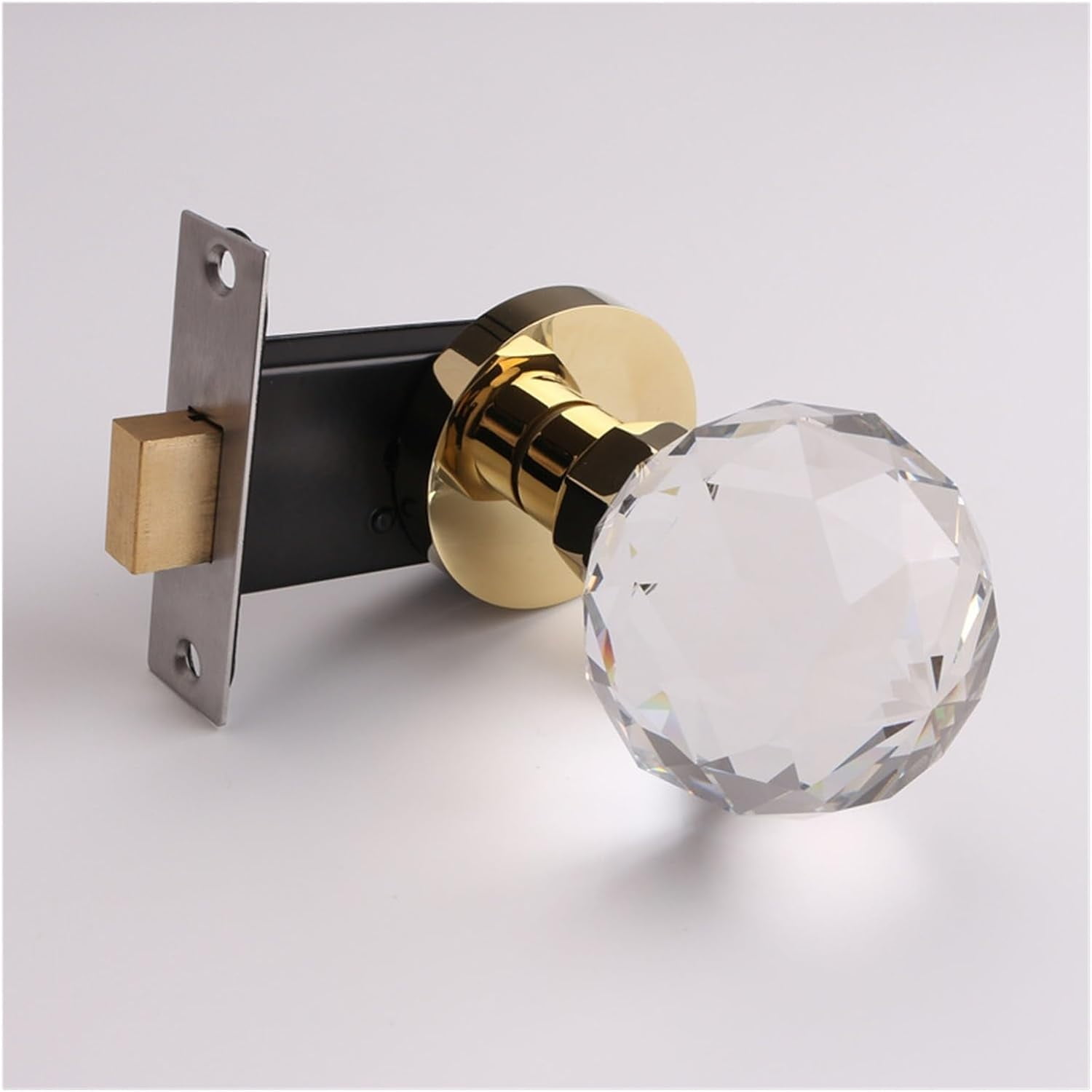 Invisible Door Lock Single-Sided Lock Golden Light Luxury Indoor ...