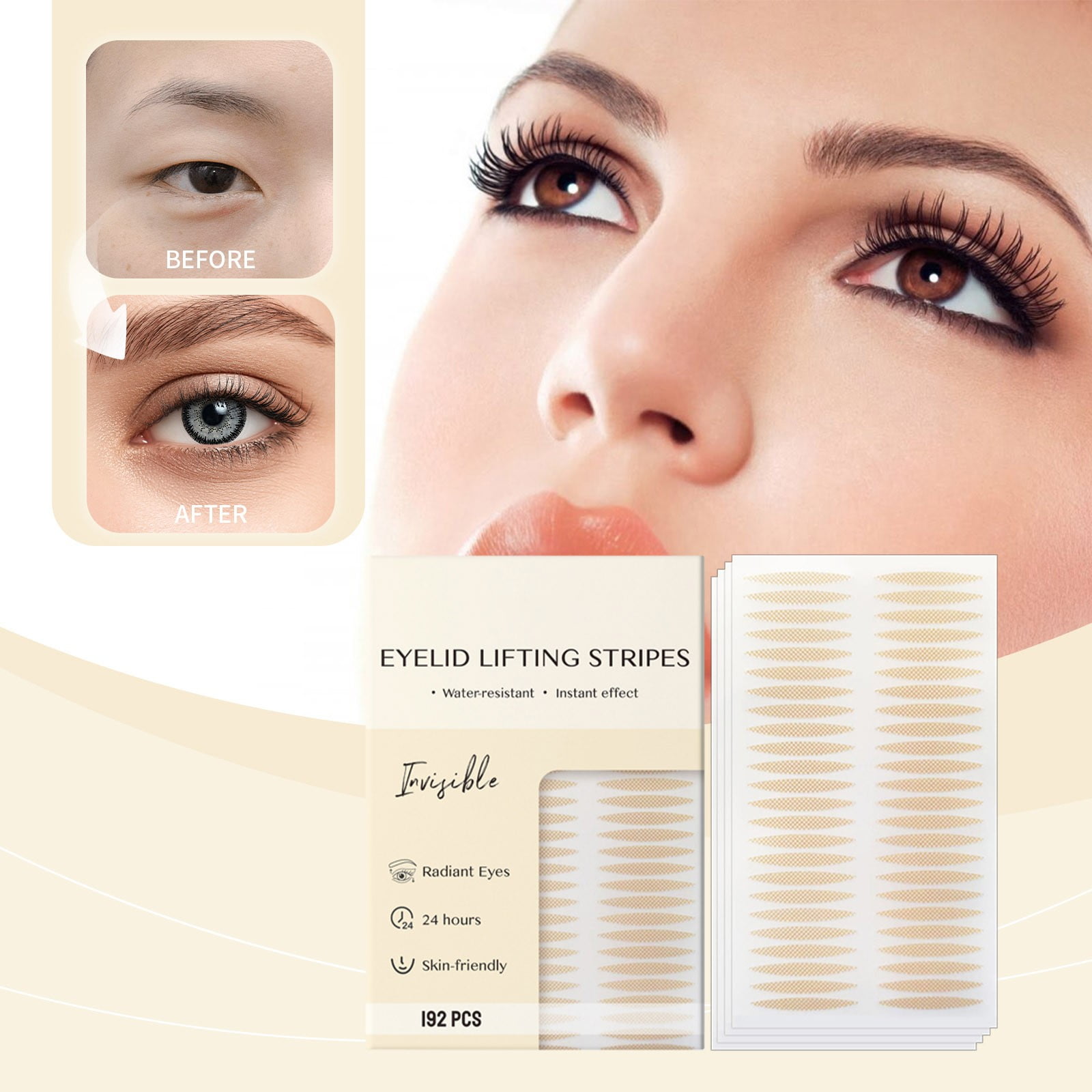 Invisible Double Eyelid Lifting Tape - Lightweight Adhesive Eye Lift ...