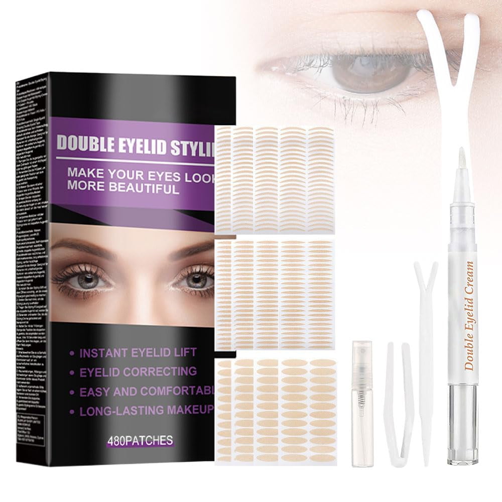 Invisible Double Eyelid Sticker, 2025 New Invisible Eyelid Tape Eyelid ...