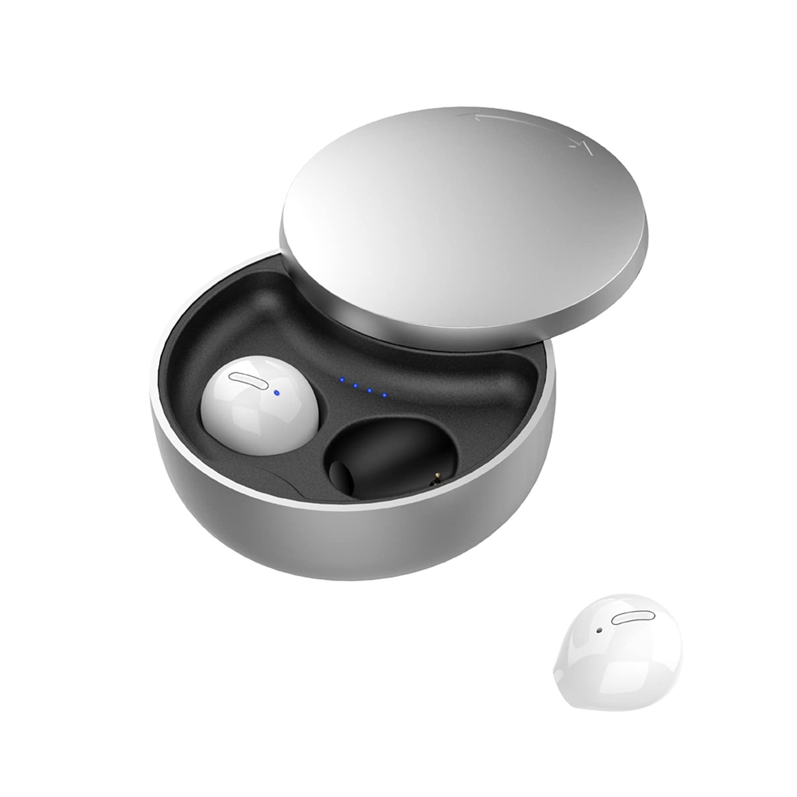 Mini Invisible Bluetooth Earbuds with Charging Case, True Wireless ...