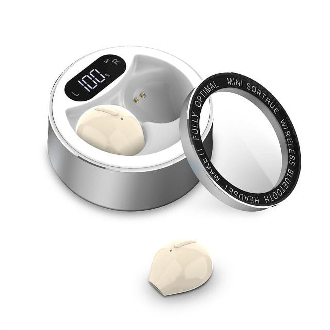 Invisible Earphones Bluetooth 5.2 Wireless Sleeping Earbuds Hidden ...