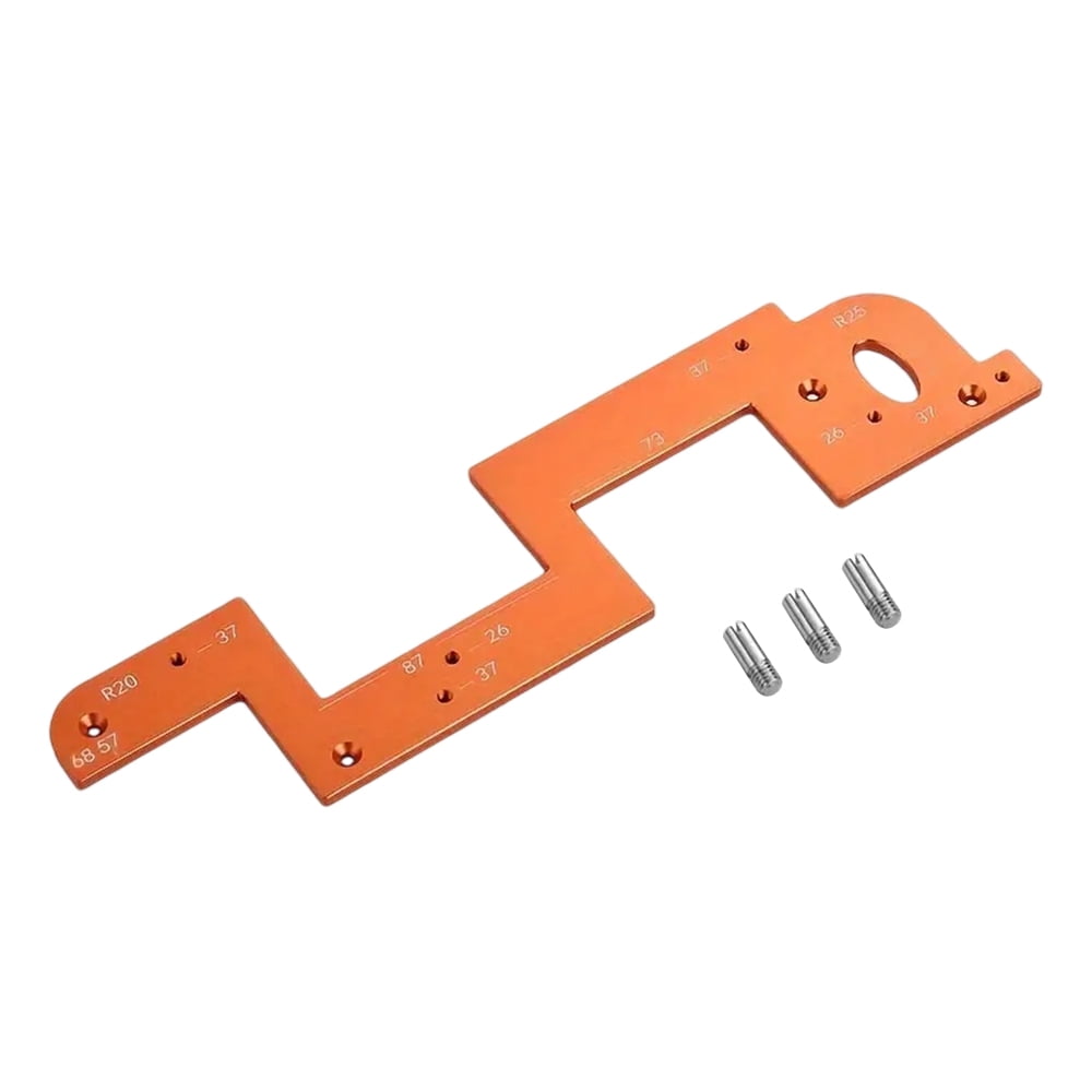 Invisible Embedded Woodworking Slotting Tool Template Cabinet Door ...