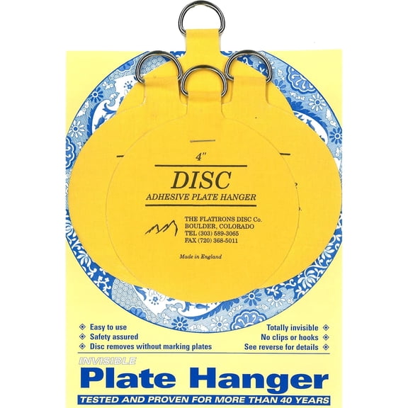 Disc Adhesive Plate Hanger