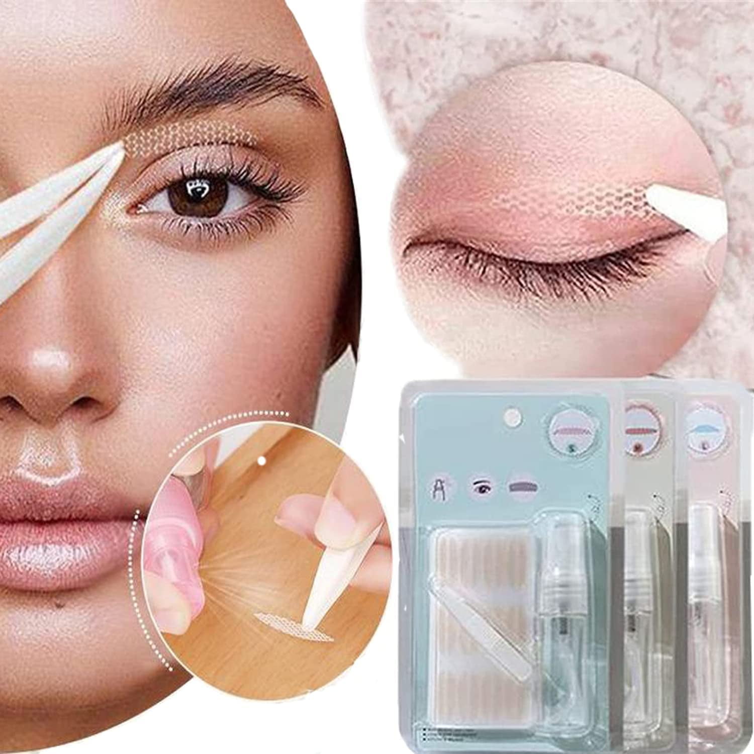 Invisible Eye-lifting By Sticked Natural Invisible Single Side Eyelid ...