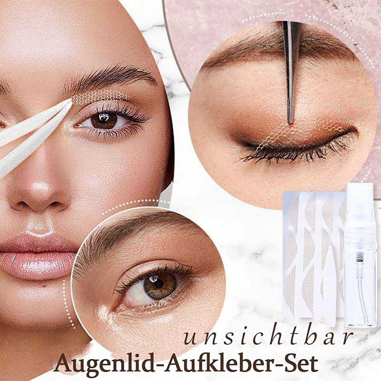 Invisible Eyelid Sticker, Mesh Adhesive Strip, Ultra-Fine Texture ...