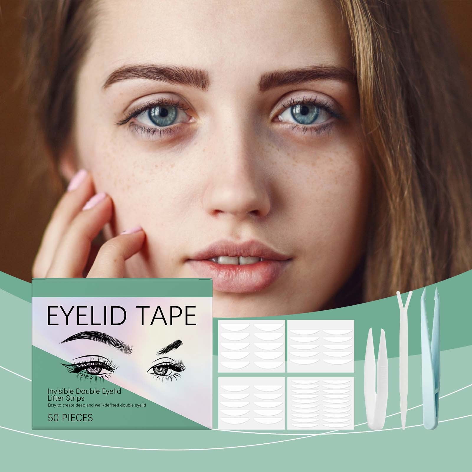 Invisible Eyelid Tape for Hooded Eyes Eyelid Lifter Strips Instantly Lifts Loose Skin Around the ...