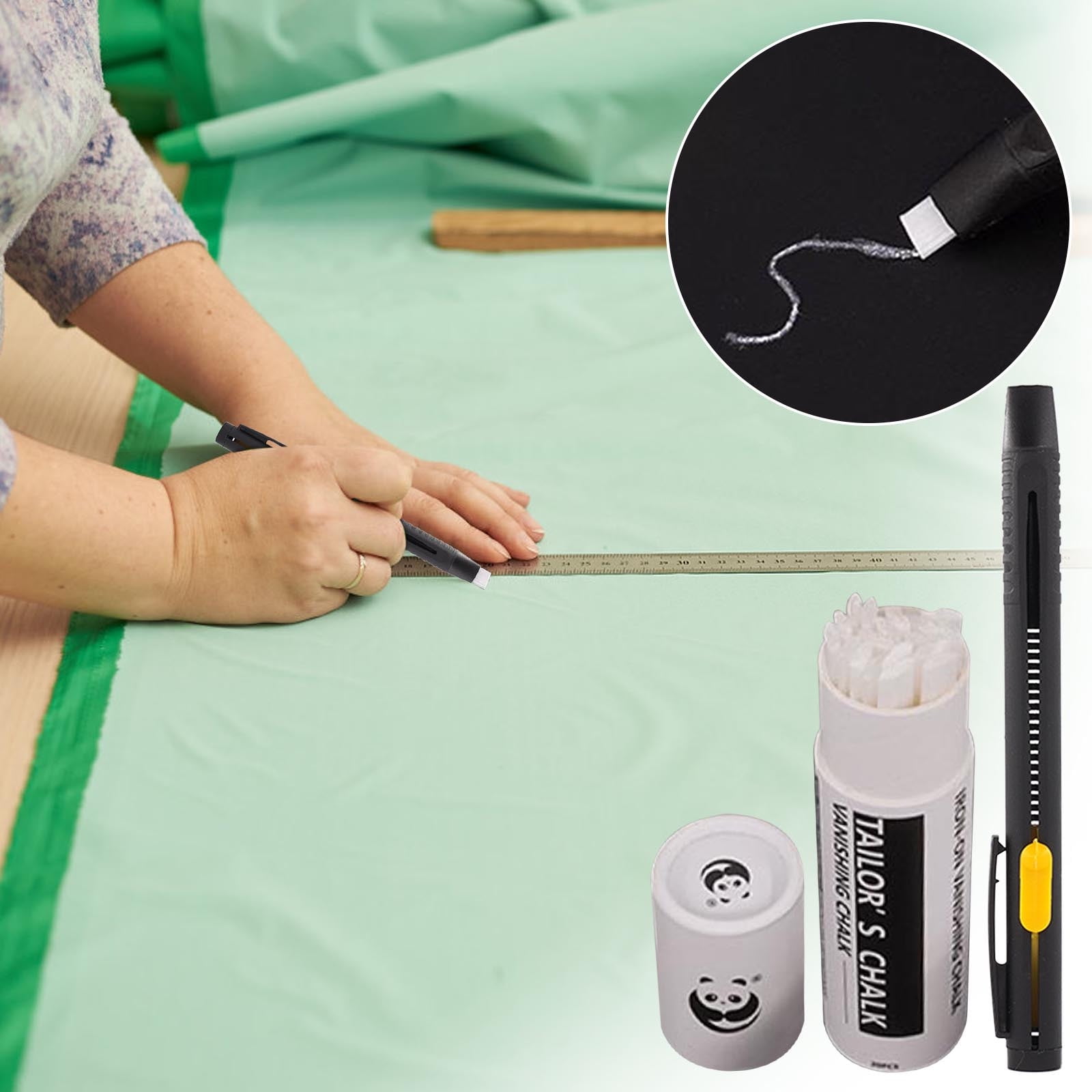 Invisible Fabric Marking Pen with Heat-Activated Disappearing Chalk ...