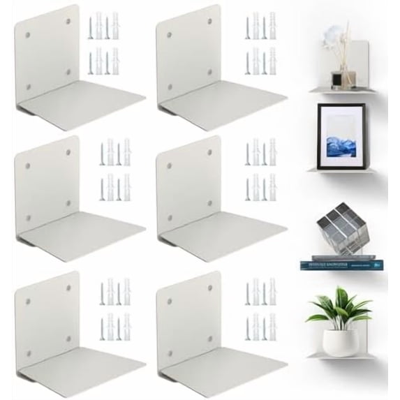 Invisible Floating Bookshelf, Heavy-Duty Hanging Bookshelves, Steel ...