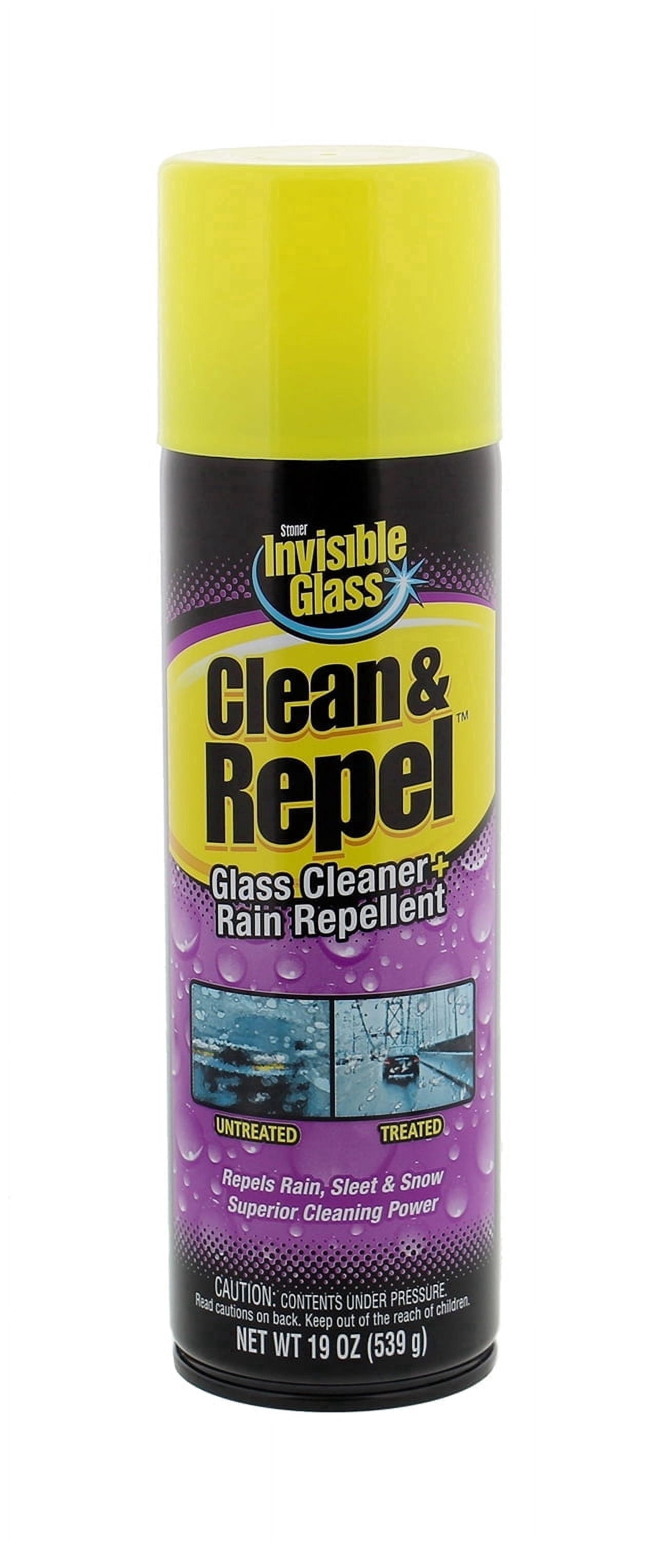 Invisible Glass 91184 Clean & Repel – Aerosol Glass Cleaner and Rain ...