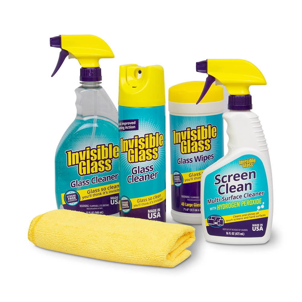 Invisible Glass 99612 Home Glass Spray Kit Includes Premium Glass ...