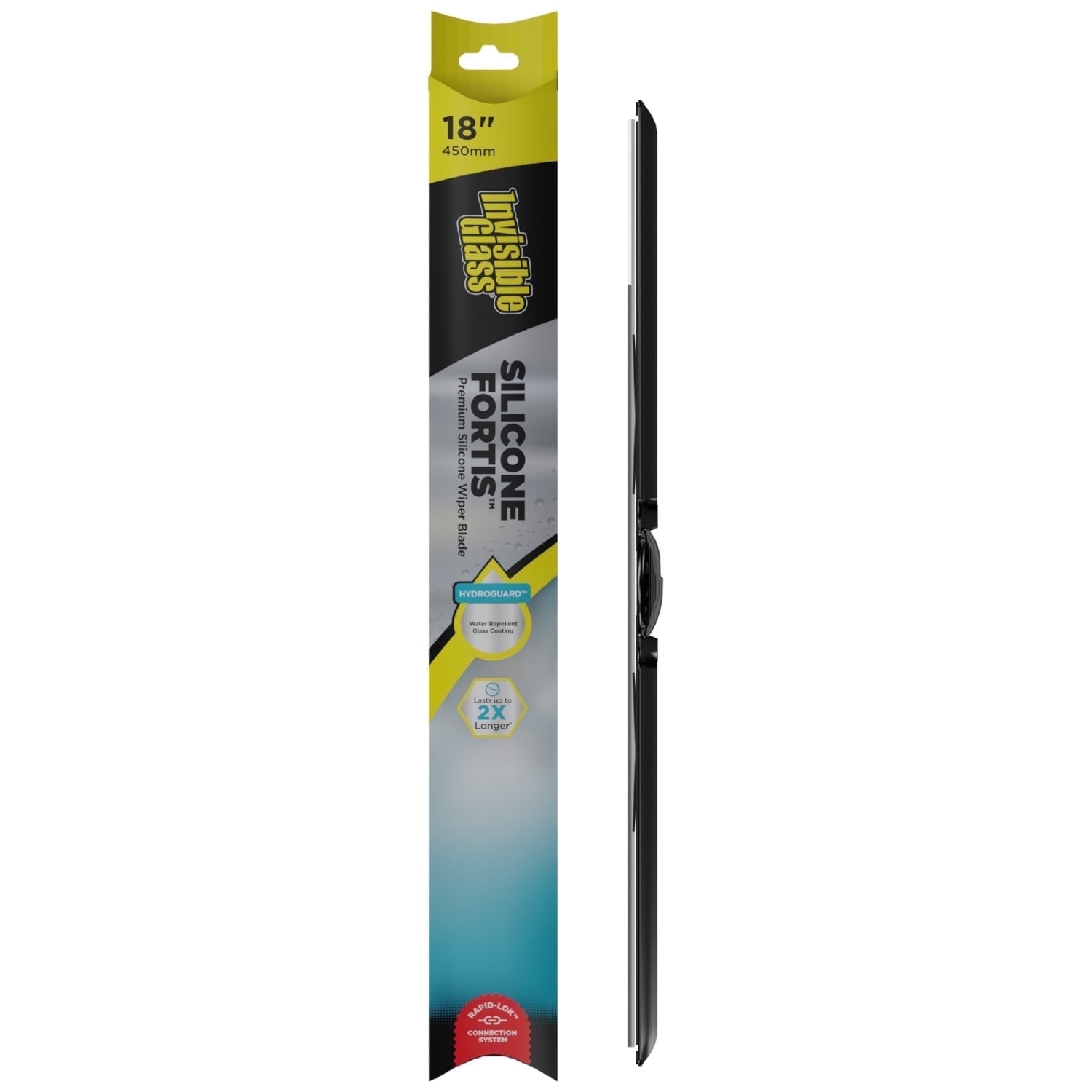 Invisible Glass Silicone Fortis 18" Hybrid Wiper Blade with Hydroguard ...